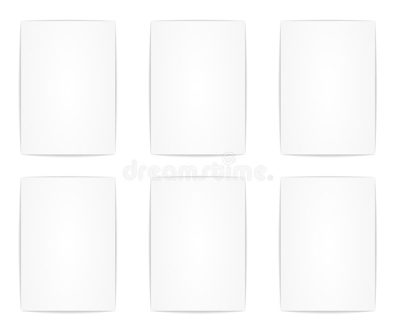 Six poster templates stock vector. Illustration of presentation - 126410805