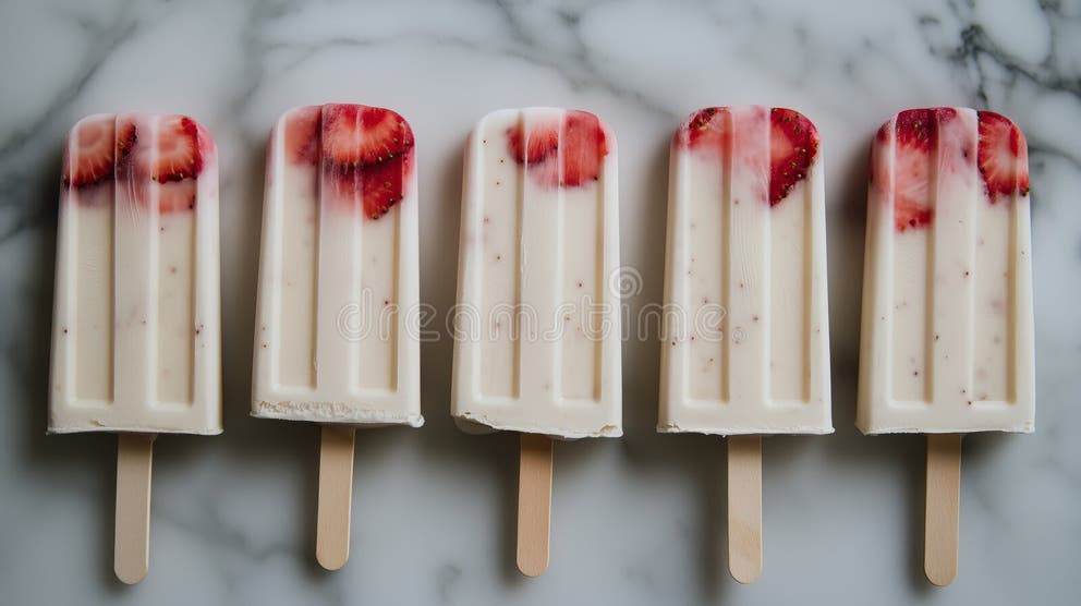 Six Refreshing Popsicles Perfect for a Sunny Day Stock Photo - Image of ...
