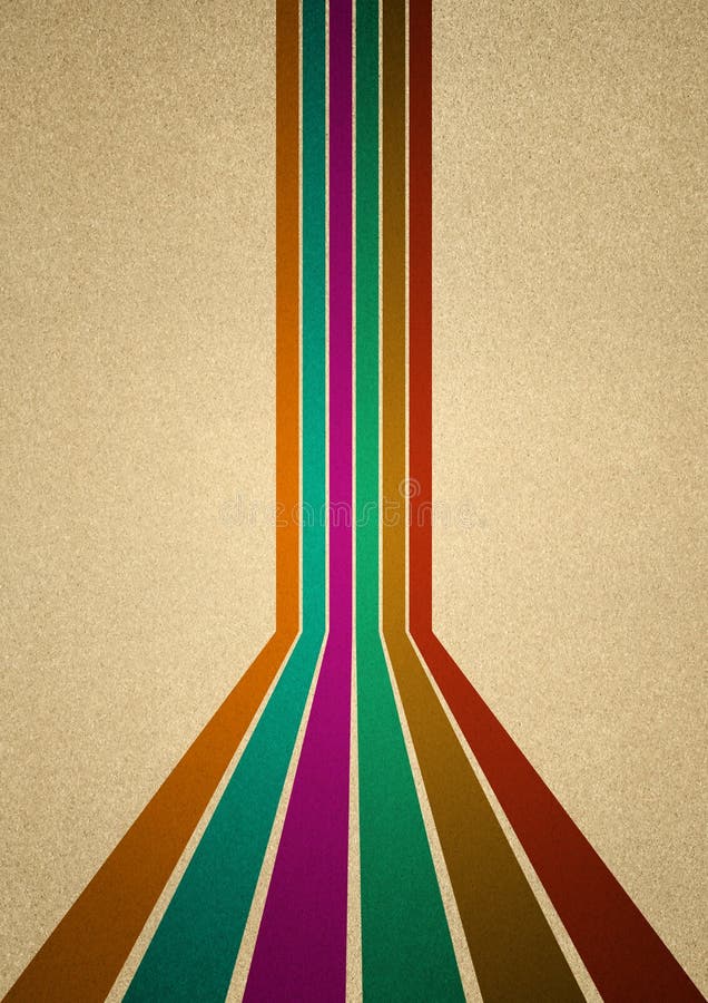 Retro Lines Seamless Pattern with Grunge Effect Stock Vector ...