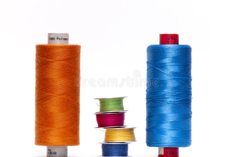 Six Rolls of Colored Thread Stock Photo - Image of reel, twisted: 73945848