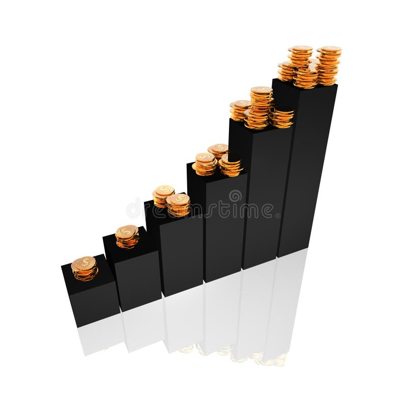 Six Sections Business Diagram Stock Illustration - Illustration of ...