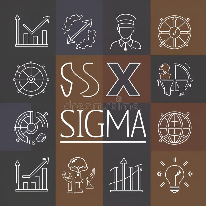 Six Sigma Essentials: at a Glance Stock Illustration - Illustration of ...