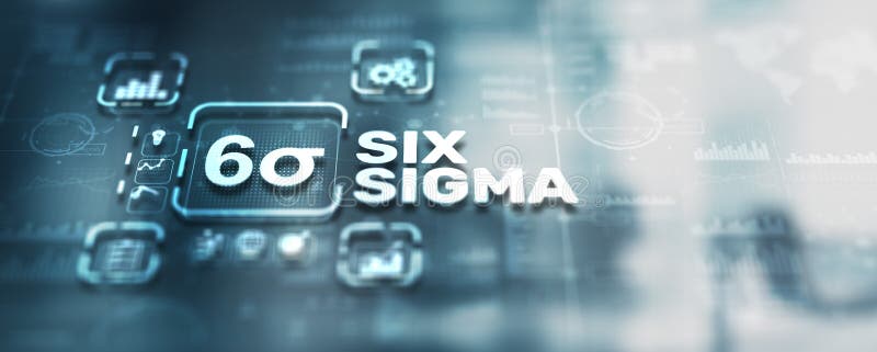 Six Sigma. Innovation Technology Concept Stock Illustration - Illustration of sigma, cycle ...