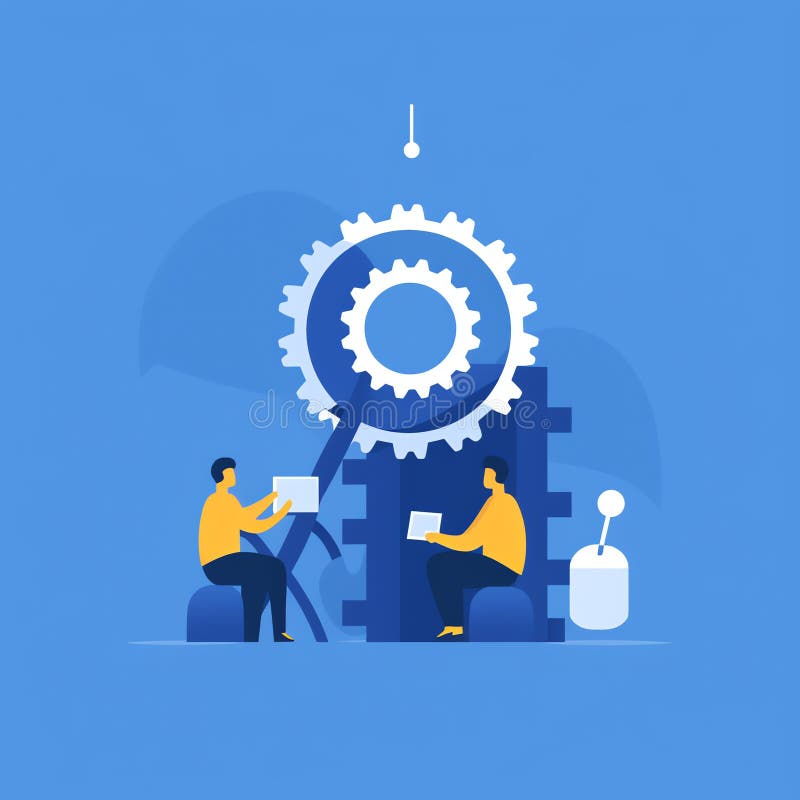 1509_Six_Sigma_Lean_2 stock illustration. Illustration of dmaic - 280853665