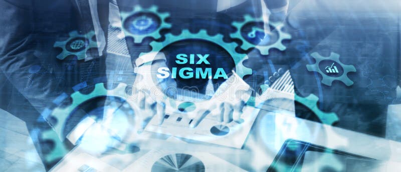 Six Sigma Manufacturing Quality Control. Process Improving Concept ...