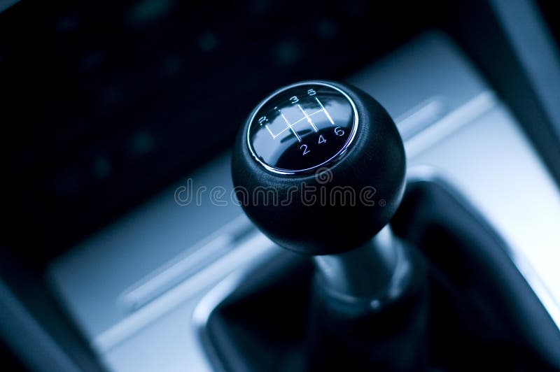 Six Speed Gear Shifter in Car Stock Photo - Image of gate, standard ...