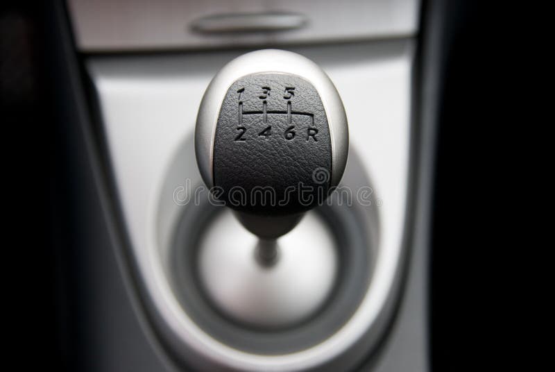 Six Speed Gear Shifter in Car Stock Image - Image of gate, macro: 2222275