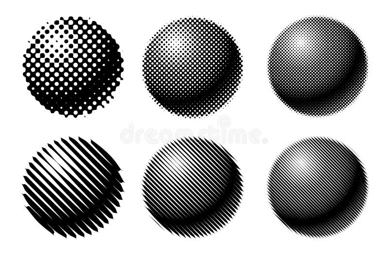 Six spheres stock vector. Illustration of sphere, ball - 98847351
