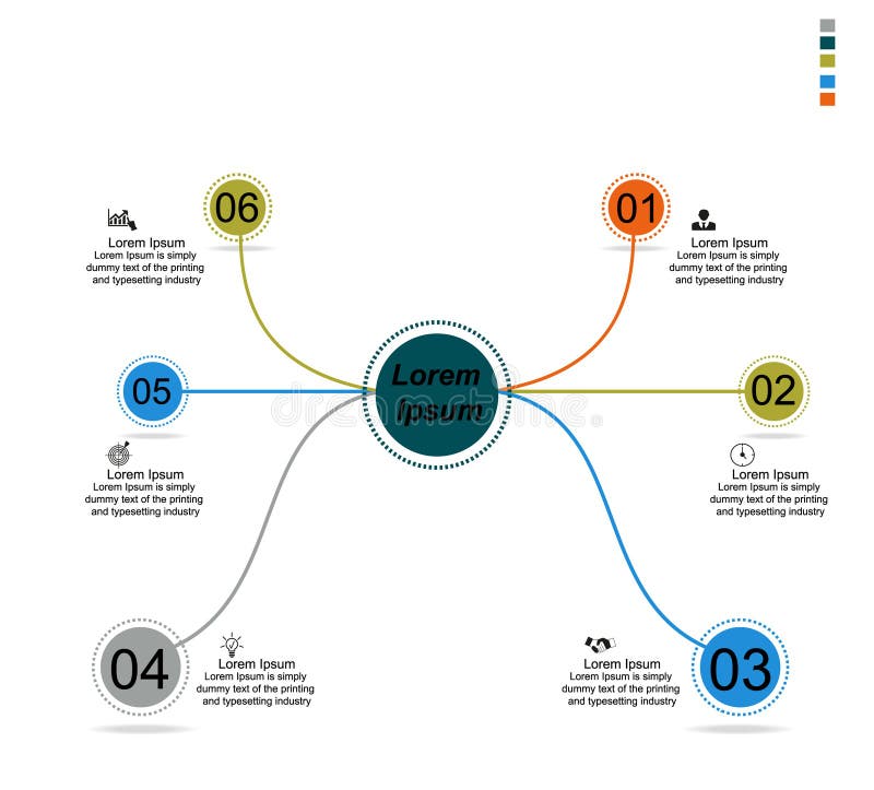 Six-step Circle Infographic Stock Illustration - Illustration of ... Six-step Circle Infographic Stock Illustration - Illustration of ...