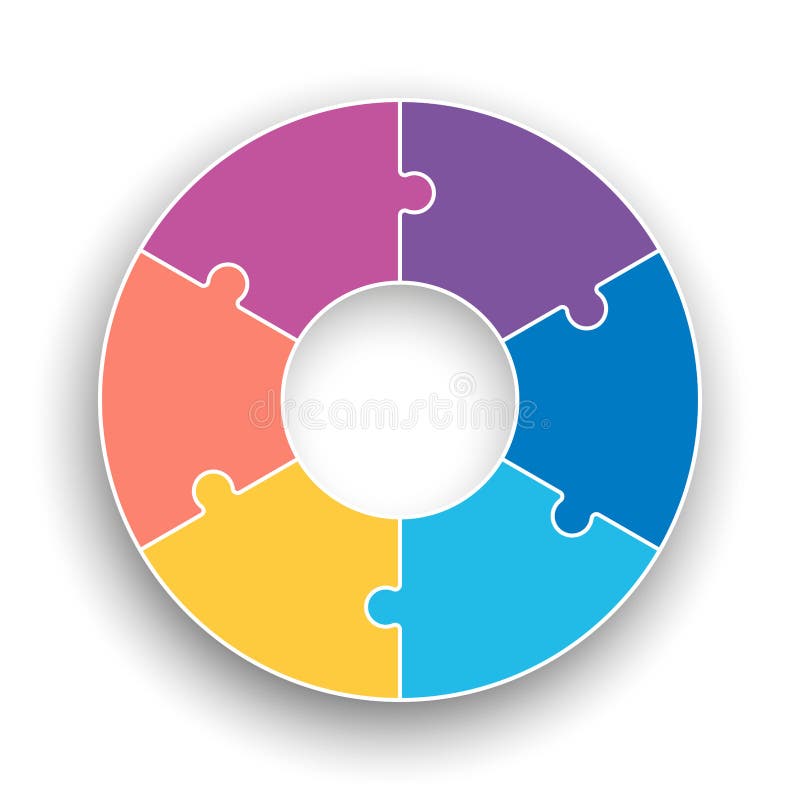 6 Step Modern Timeline Diagram with Project, Presentation Vector ...