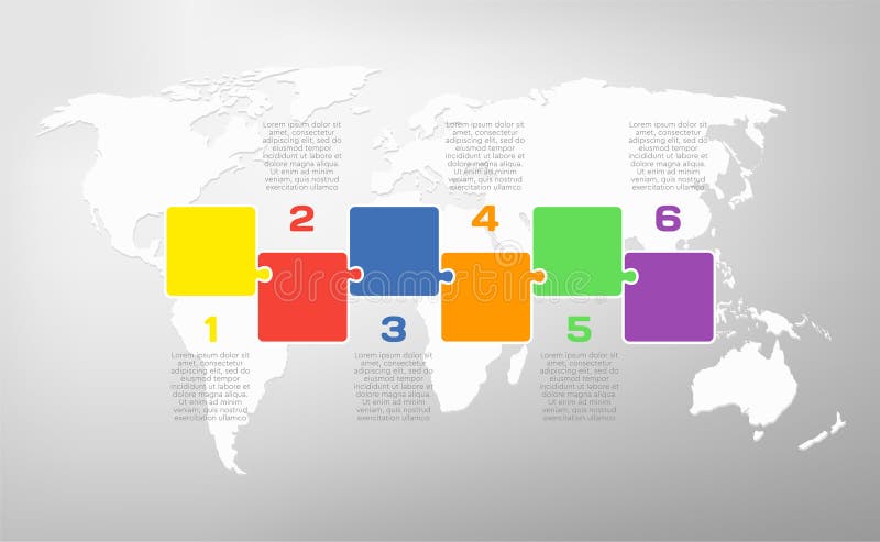 Six Part Infographic Stock Illustrations – 3,262 Six Part Infographic ...