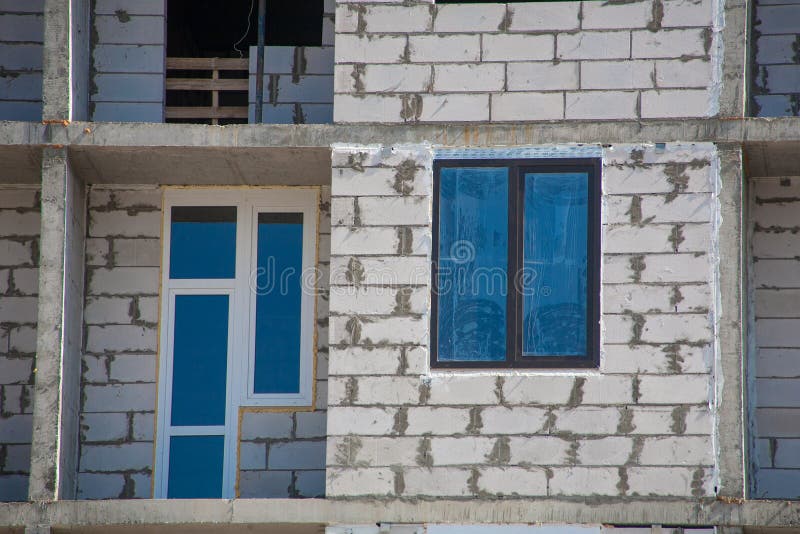 Six storey frame building stock photo. Image of city - 138611202