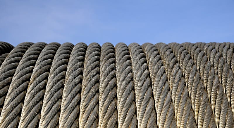 Six- Strand Rope ( 6-strand Rope ) Stock Photo - Image of industry ...