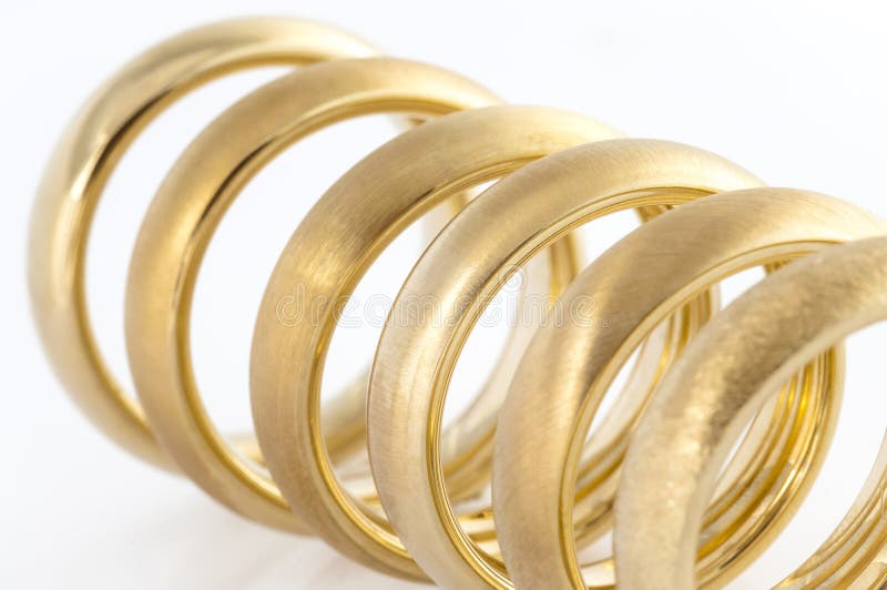 Six wedding rings stock image. Image of jewelery, love - 47017547