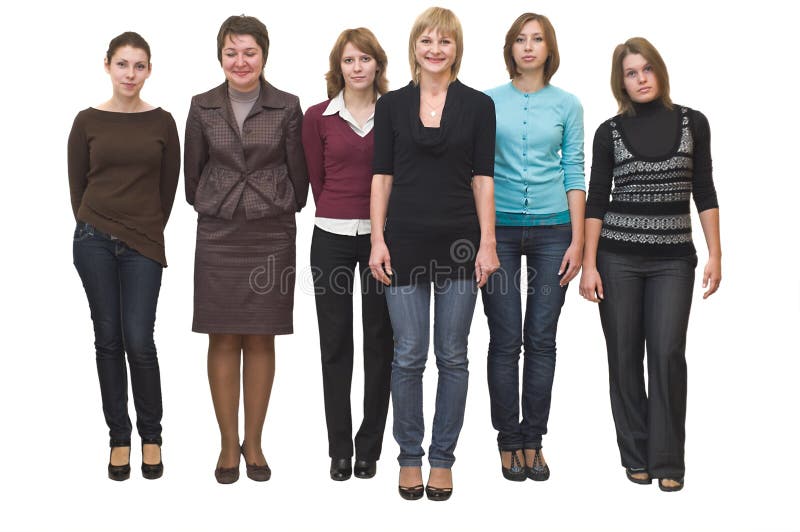 People woman group stock image. Image of chief, line, people - 4266985