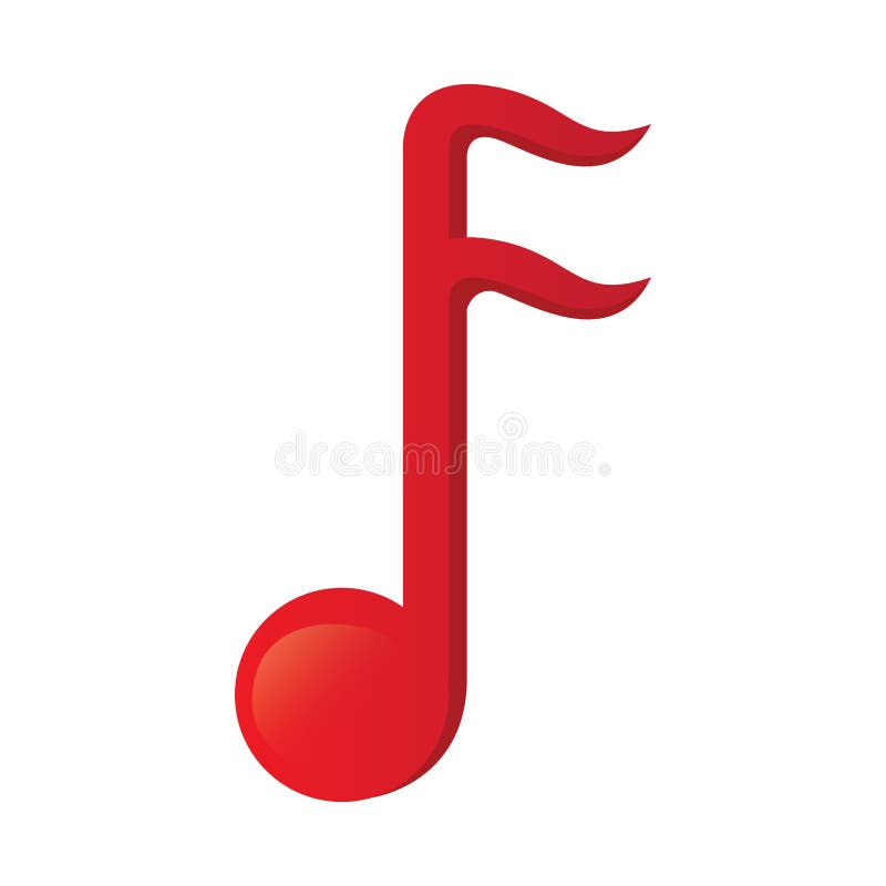Sixteenth musical note stock vector. Illustration of sound - 164461388