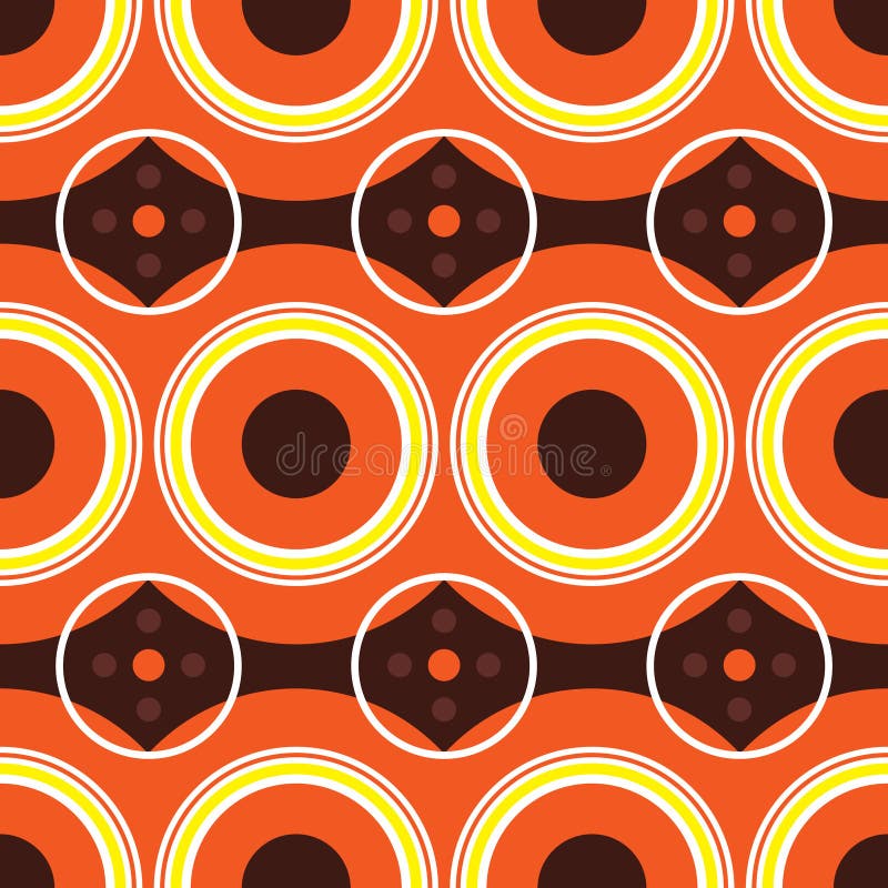 Retro Sixties 60s Background Stock Illustration - Illustration of ...