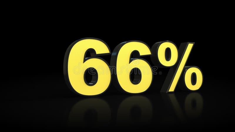 66 Percent stock illustration. Illustration of installment - 2466020