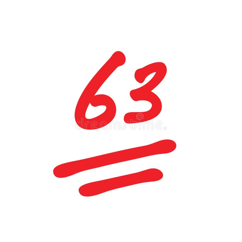 Sixty Three Icon Design, 63 Points Illustration, School Test Scores ...