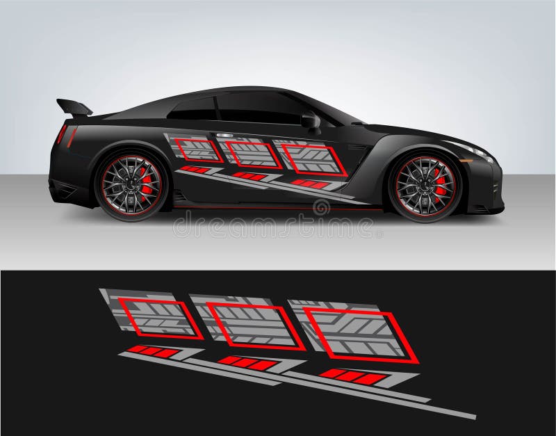 Vinyl Sticker Modify Decals Stock Vector - Illustration of automobile ...