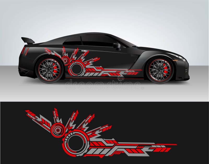 Vinyl Sticker Modify Decals Stock Vector - Illustration of bike ...