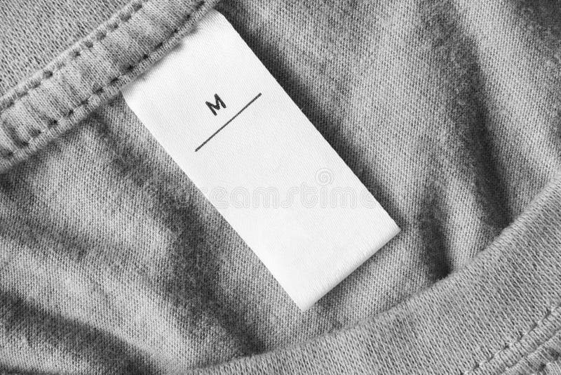 Size clothes label stock image. Image of fabrics, fashion - 120278939