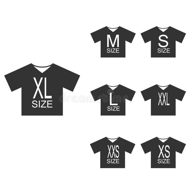 Size clothing labels stock vector. Illustration of merchandise - 44074405