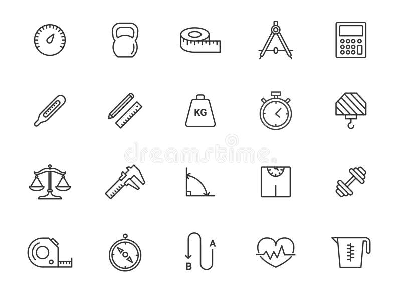 Size Flexible Ruler Line Measure Icon. Distance Ruler Area Distance ...