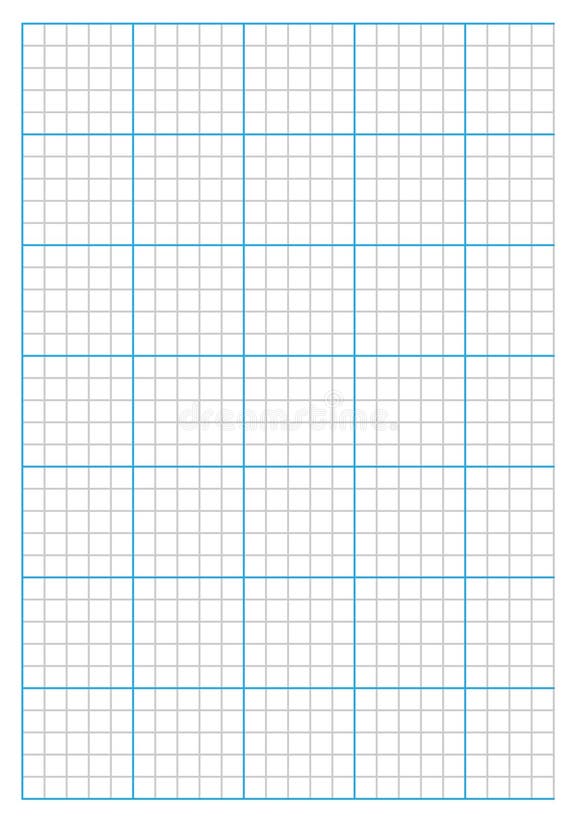 A10 size graph paper stock vector. Illustration of checkered - 127512130