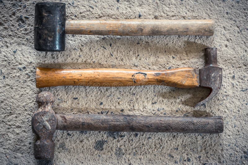 The Size of the Old Hammer Type - Stock Image Stock Image - Image of ...