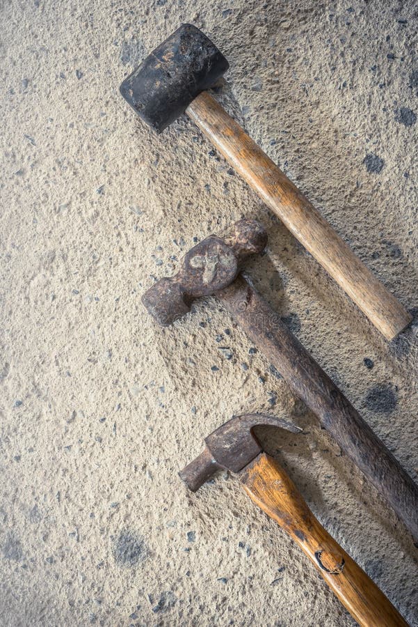 The Size of the Old Hammer Type - Stock Image Stock Image - Image of ...