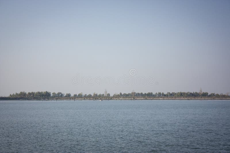 The size of the Po river stock image. Image of water - 105048365