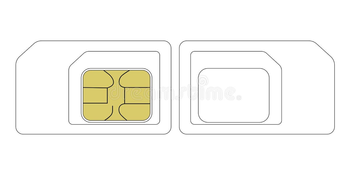 Blank Simcard Template Stock Illustrations – 392 Blank Simcard Template ...