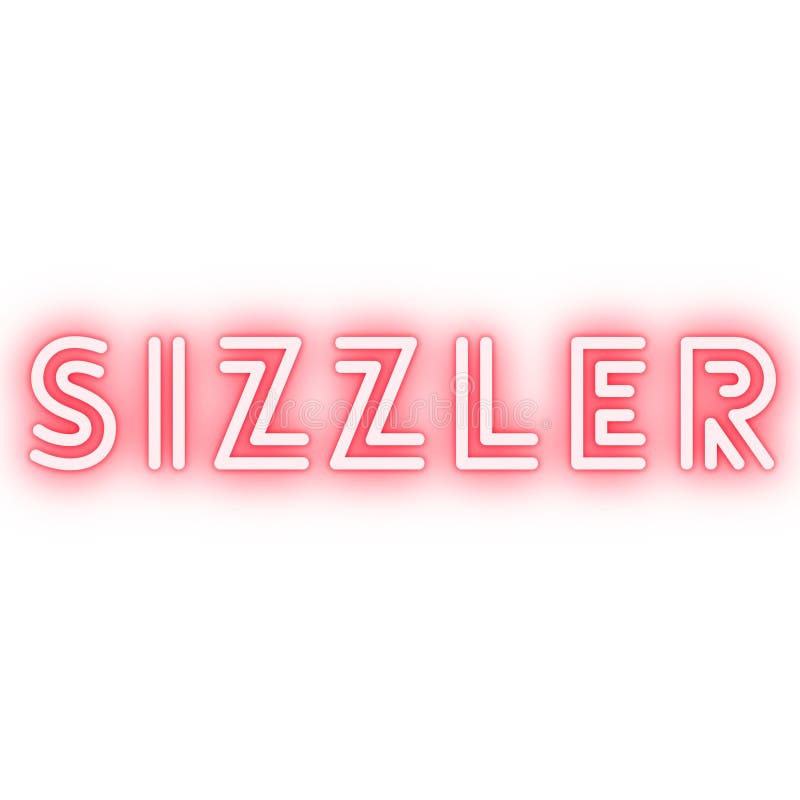 Sizzler Typography T-shirt Design in Pink Color Stock Photo - Image of ...