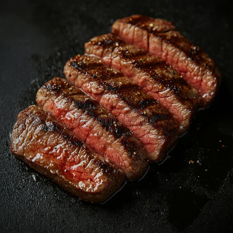Sizzling Grilled Beef Fillet Steak for Your Next BBQ Party. Stock Photo ...