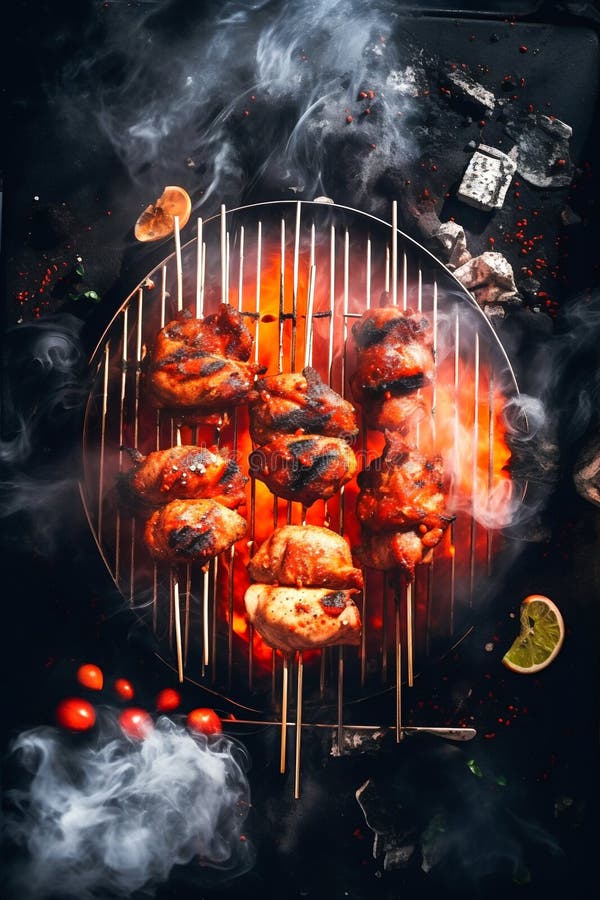 Sizzling Bbq Stock Illustrations – 585 Sizzling Bbq Stock Illustrations ...