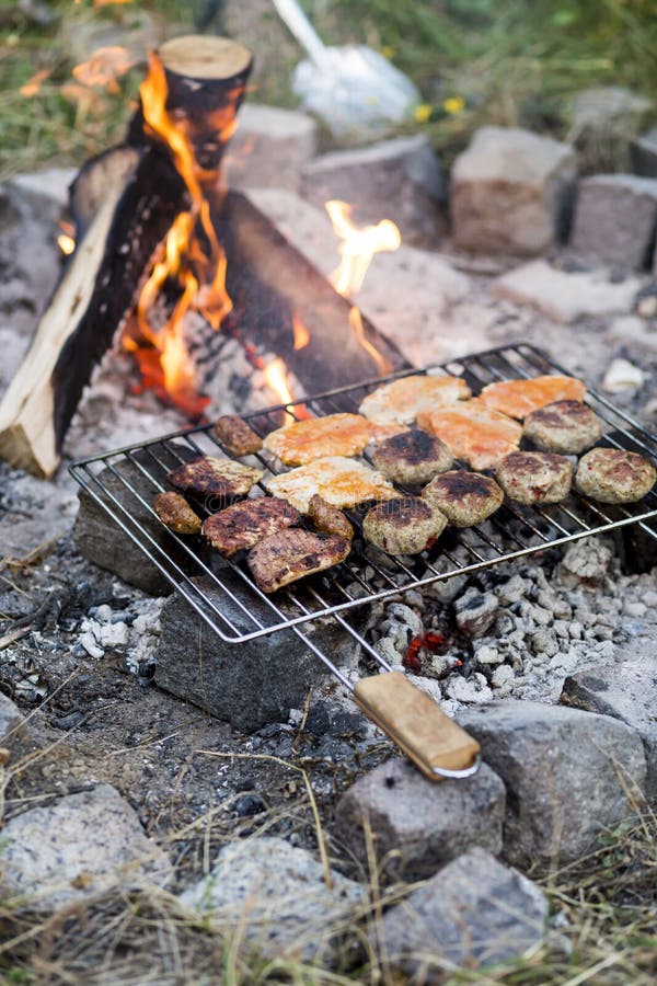 Sizzling Summer BBQ stock photo. Image of heat, grilling - 43845094