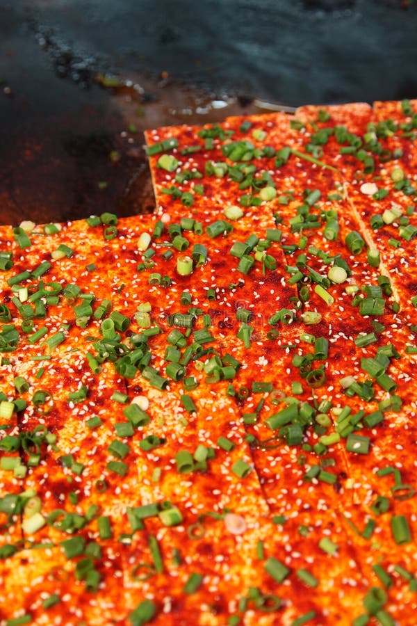 The Sizzling Sweet Bean Curd Stock Image - Image of kind, sweet: 58873989