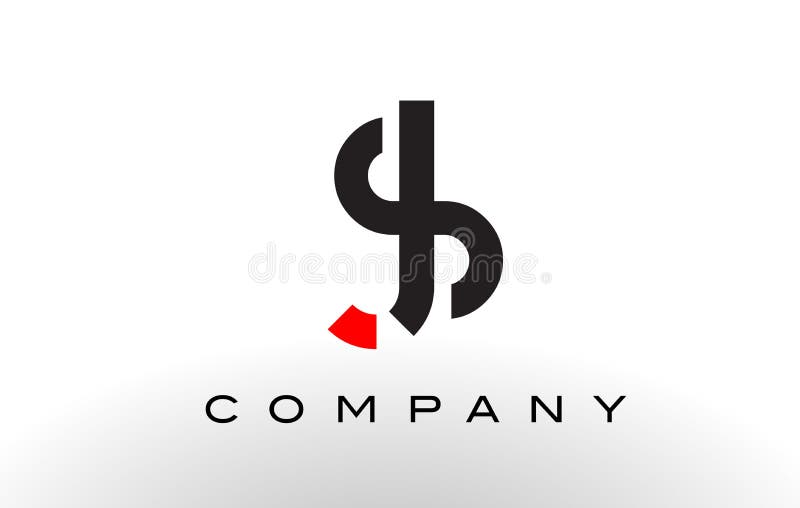 SJ Logo. Letter Design Vector. Stock Vector - Illustration of ...