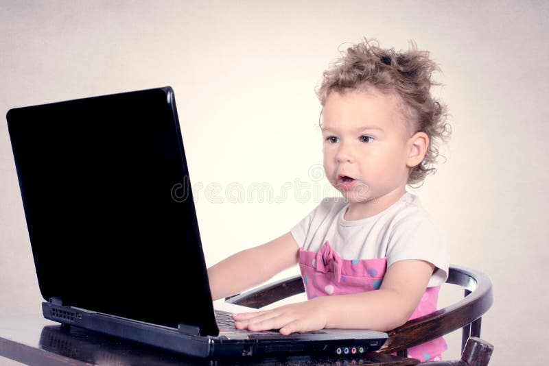 Sjocked child stock image. Image of addicted, screen - 44801763