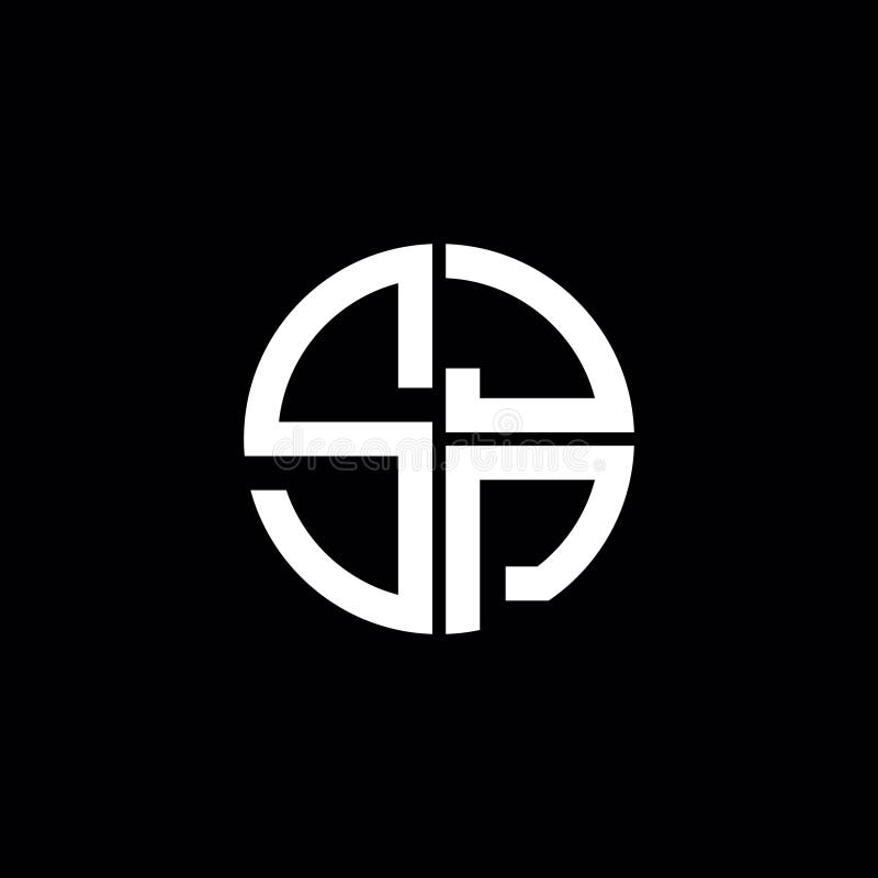 SJP Logo SJP Icon SJP Monogram SJP Letter Minimalist Circle Flat Unique ...