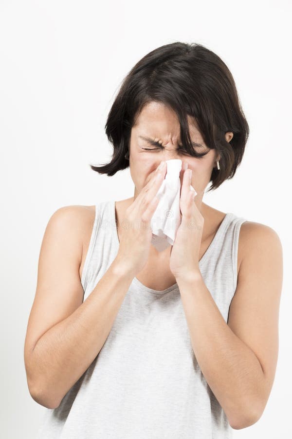 Sjuk kvinna fotografering för bildbyråer. Bild av sjukt - 102873715