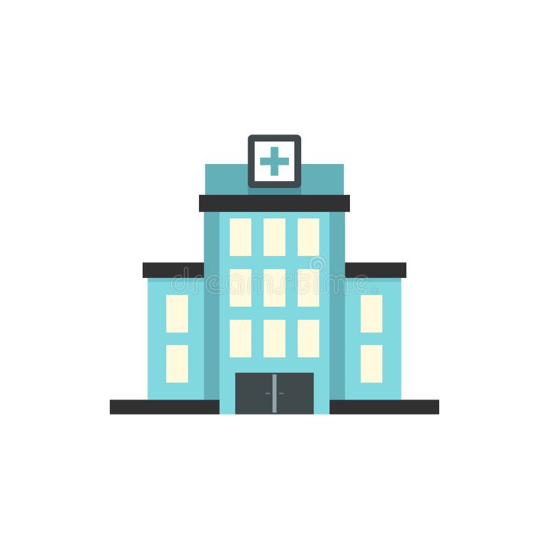 Sjukhussymbolssymbol vektor illustrationer. Illustration av bygger ...