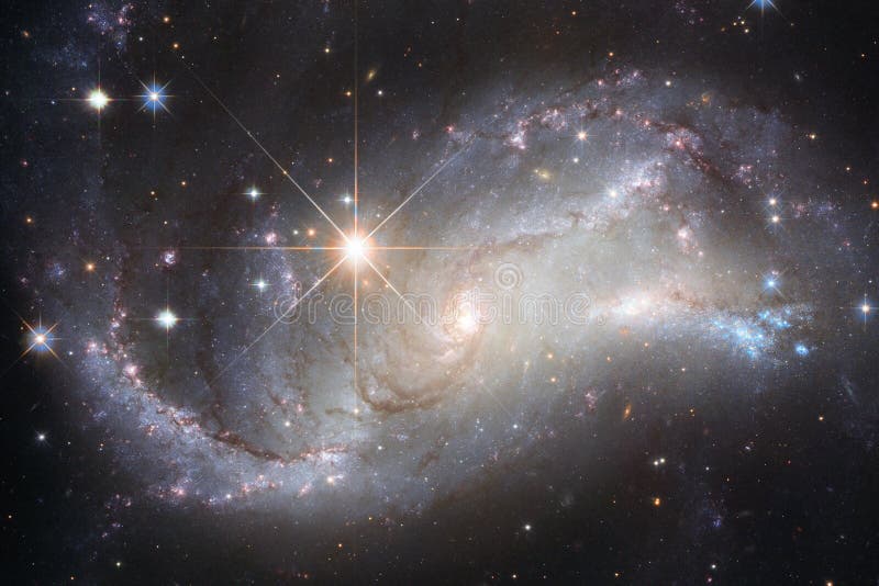 Skönhet Av Yttre Rymd Sciencetapet Fotografering för Bildbyråer - Bild ...