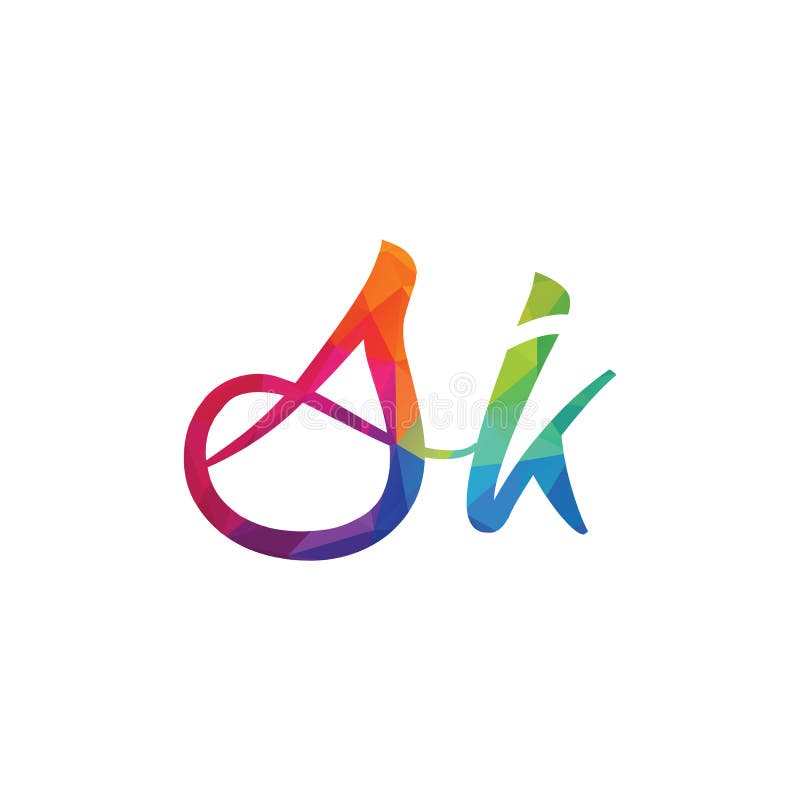 SK Letter Logo Vector Design Template. Stock Vector - Illustration of ...