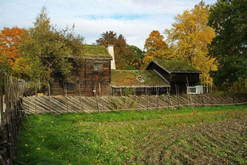 Skansen - the Kyrkhult Farmhouse Stock Photo - Image of scandinavian ...