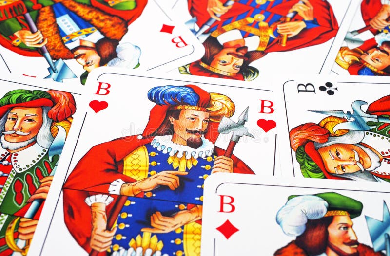 Skat cards stock image. Image of knaves, cards, table - 19826665