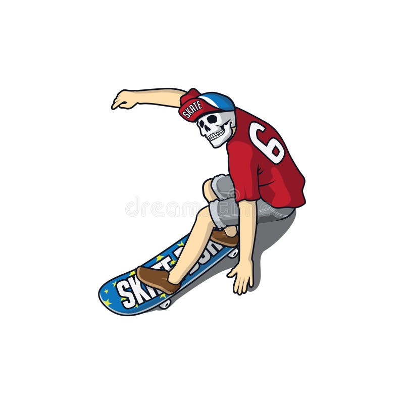 Boarding Skeleton Stock Illustrations – 38 Boarding Skeleton Stock ...