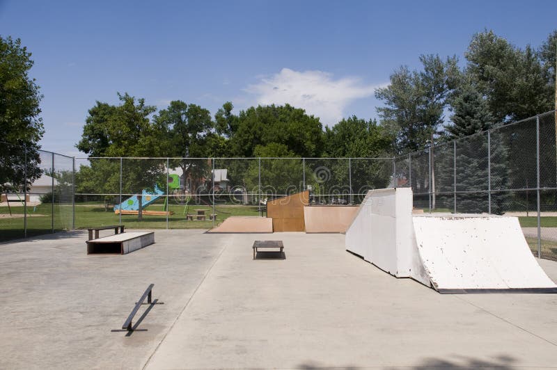 Empty skatepark stock photo. Image of skateboard, action - 22807064