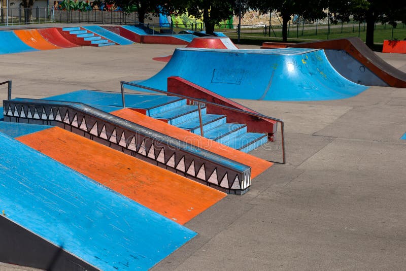Skate park stock photo. Image of park, ramp, skating - 23177822